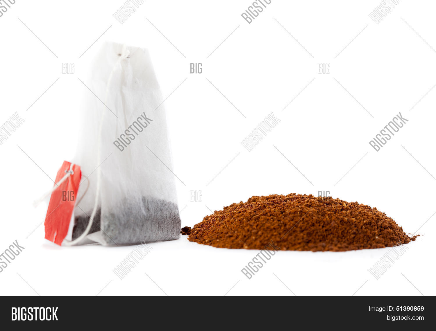 Ground Coffee Tea Bag Image & Photo (Free Trial) | Bigstock