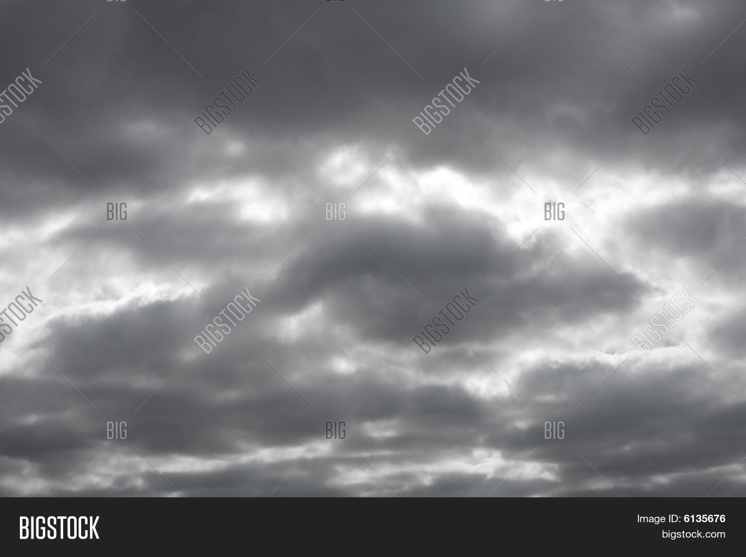 Gloomy Dark Gray Sky Image & Photo (Free Trial) | Bigstock