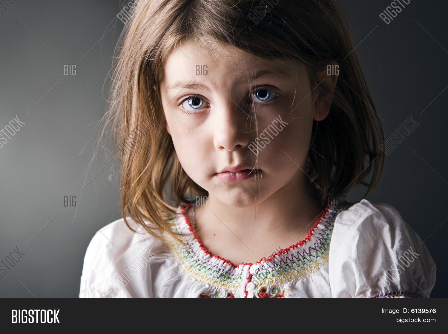Sad Little Girl Image & Photo (Free Trial) | Bigstock