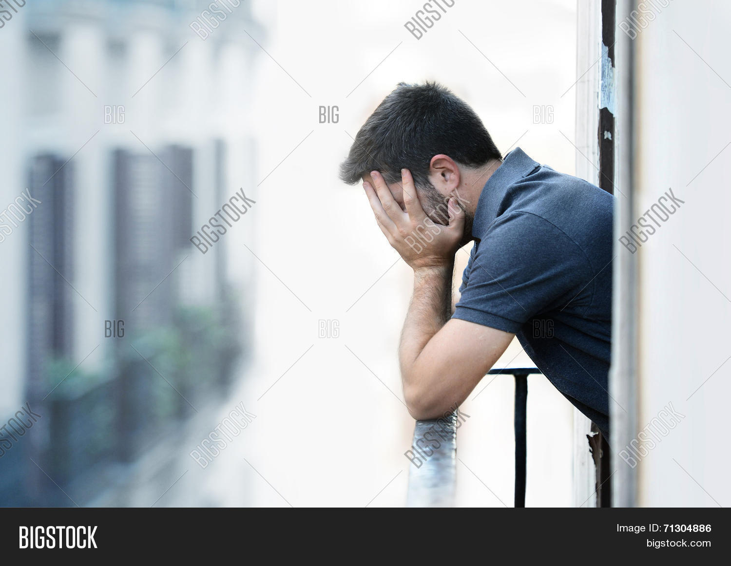 Young Man Balcony Image & Photo (Free Trial) | Bigstock