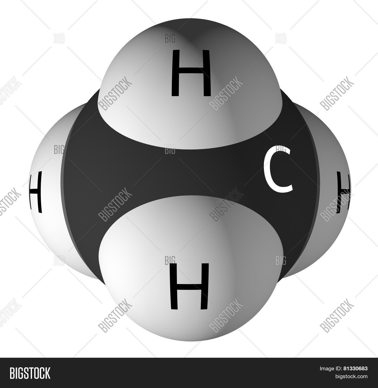 Methane Molecule Image & Photo (Free Trial) | Bigstock