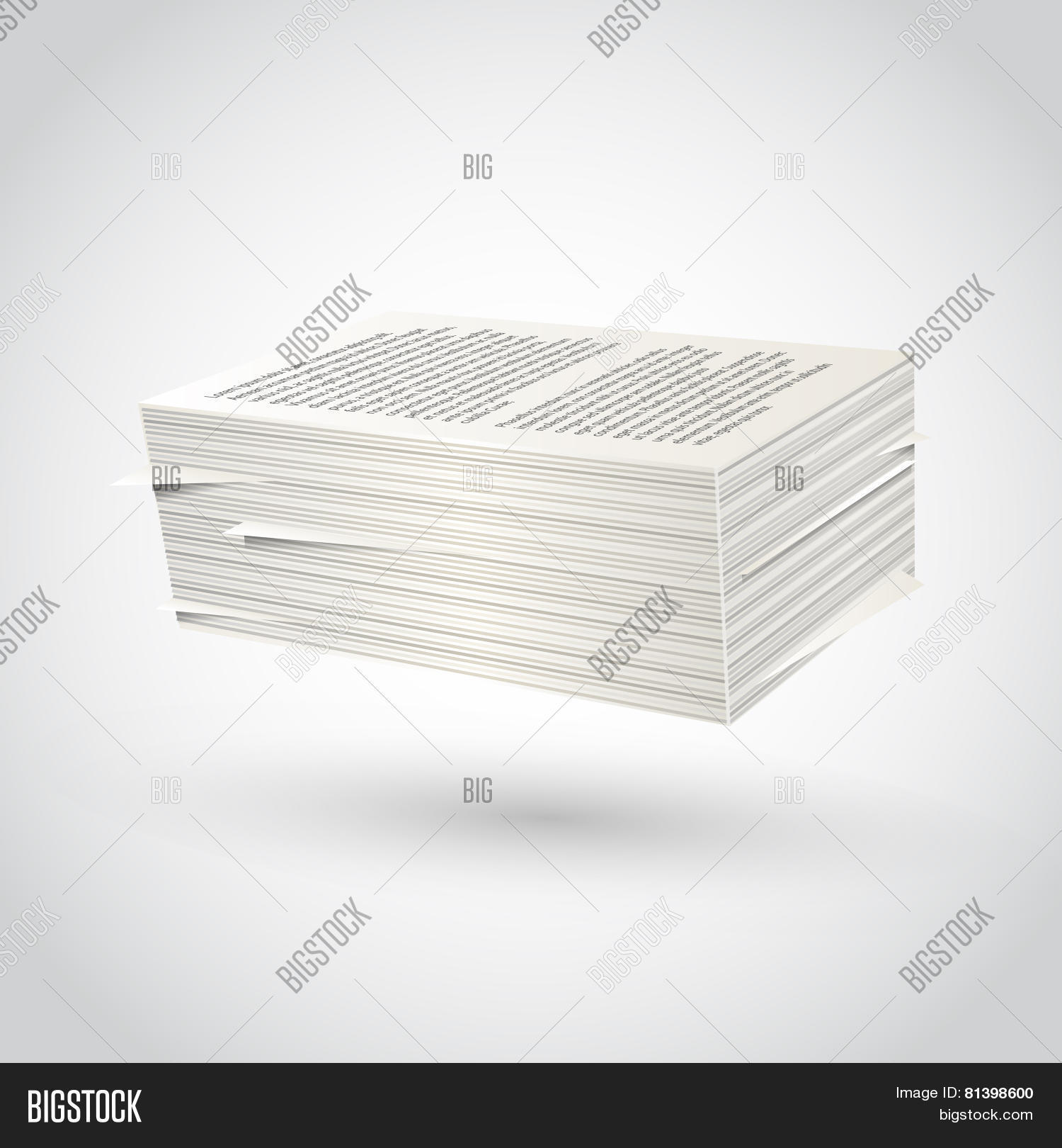 Ream Paper On White Vector & Photo (Free Trial) | Bigstock