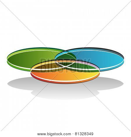 Image 3d Venn Diagram Vector & Photo (Free Trial) | Bigstock