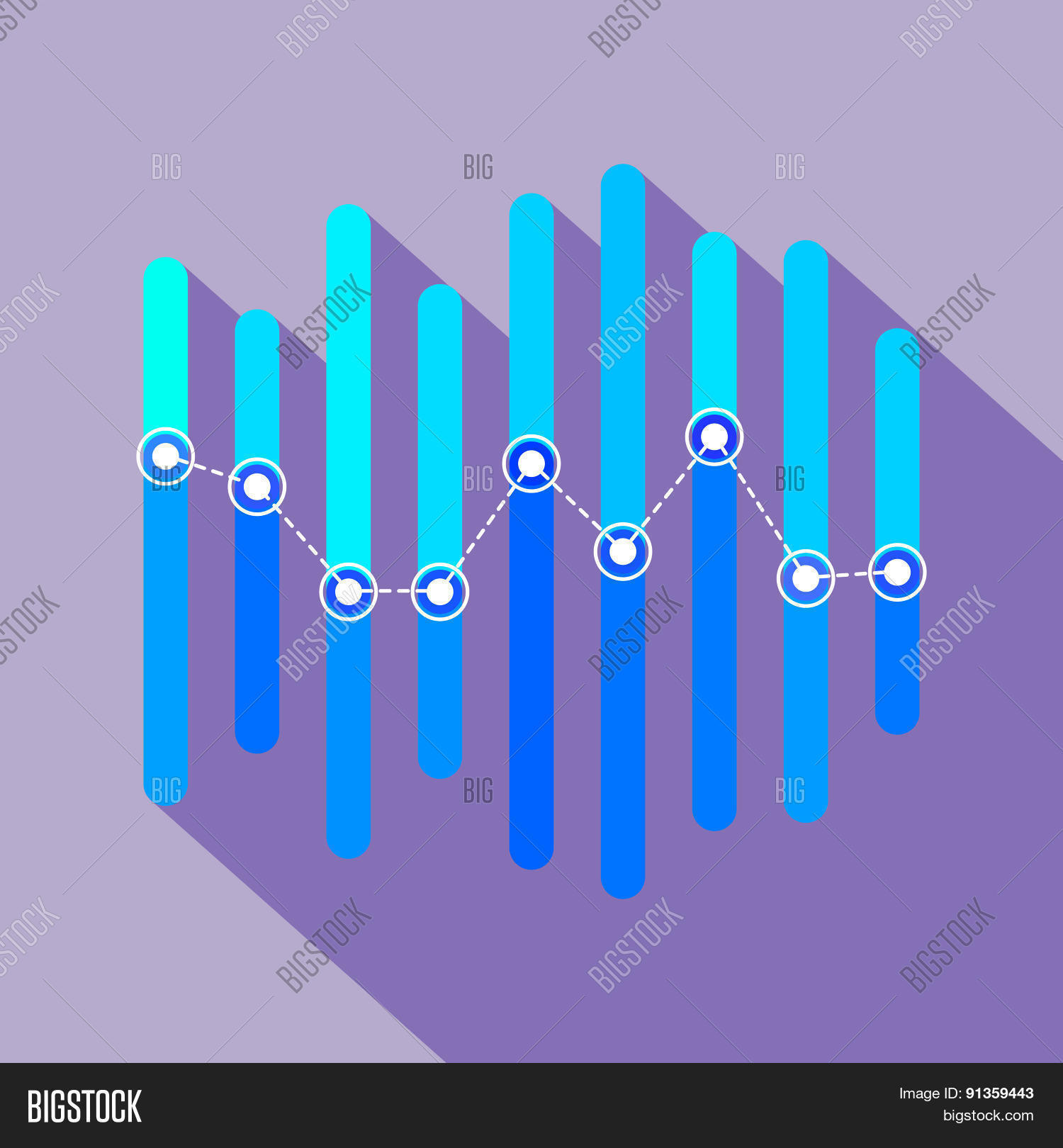Infographics Blue Vector & Photo (Free Trial) | Bigstock