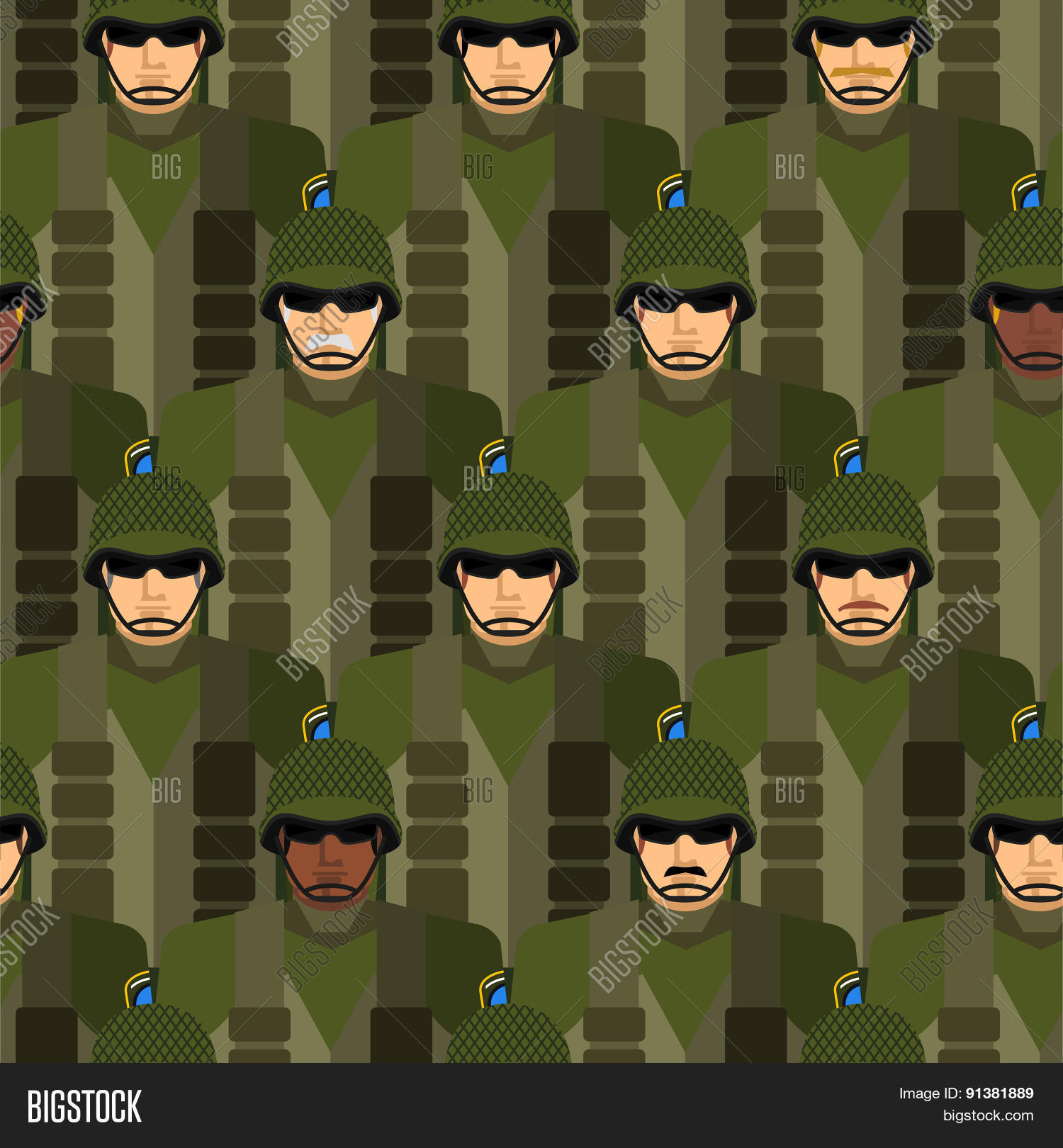 Marines Seamless Vector & Photo (Free Trial) | Bigstock