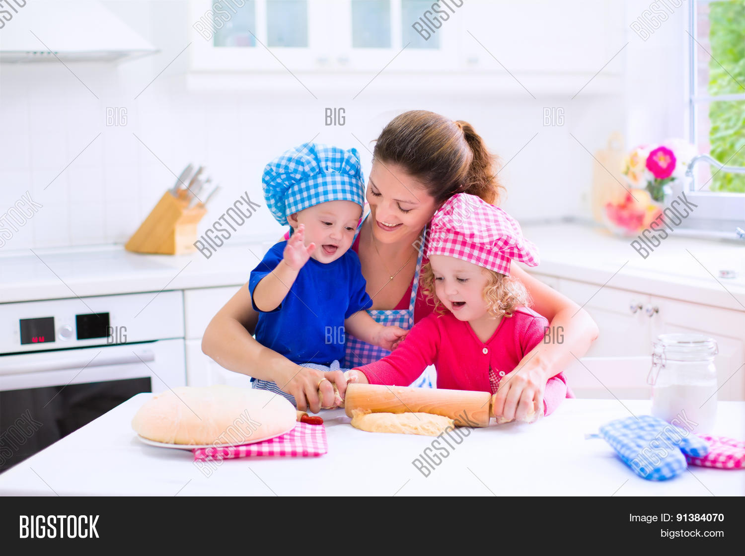 Kids Baking White Image & Photo (Free Trial) | Bigstock