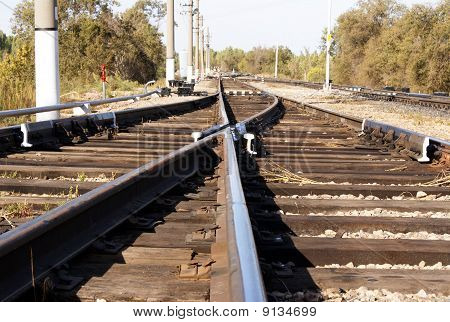 Converging Railroad Tracks Images, Illustrations & Vectors (Free ...