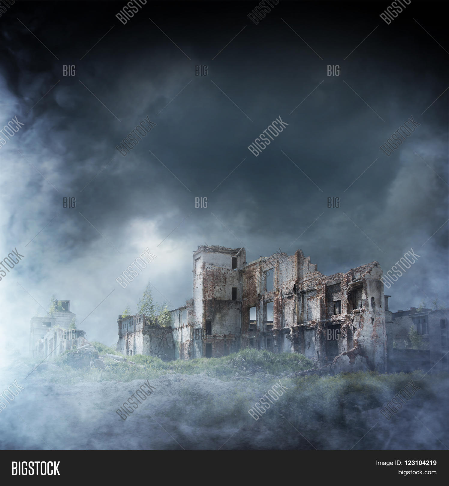 Apocalyptic Ruins City Image & Photo (Free Trial) | Bigstock