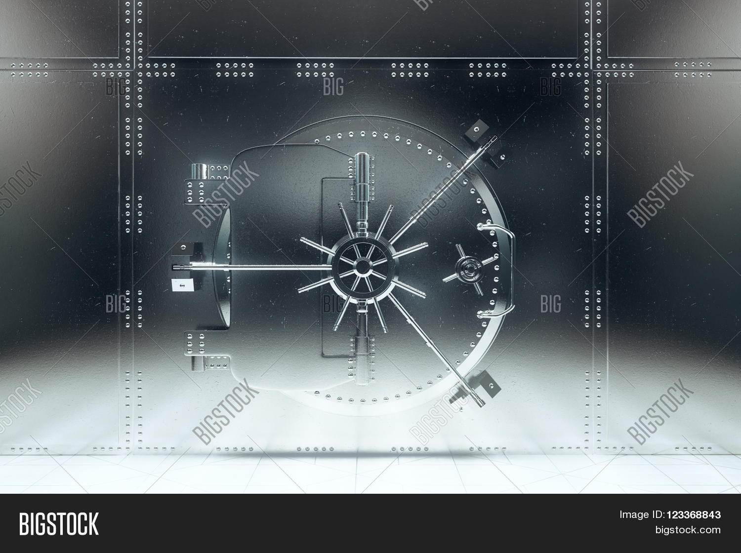 Bank Vault Front Image & Photo (Free Trial) | Bigstock