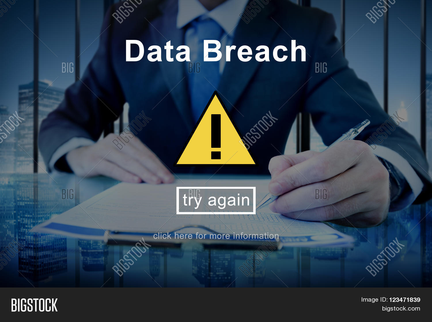 Data Breach Warning Image & Photo (Free Trial) | Bigstock