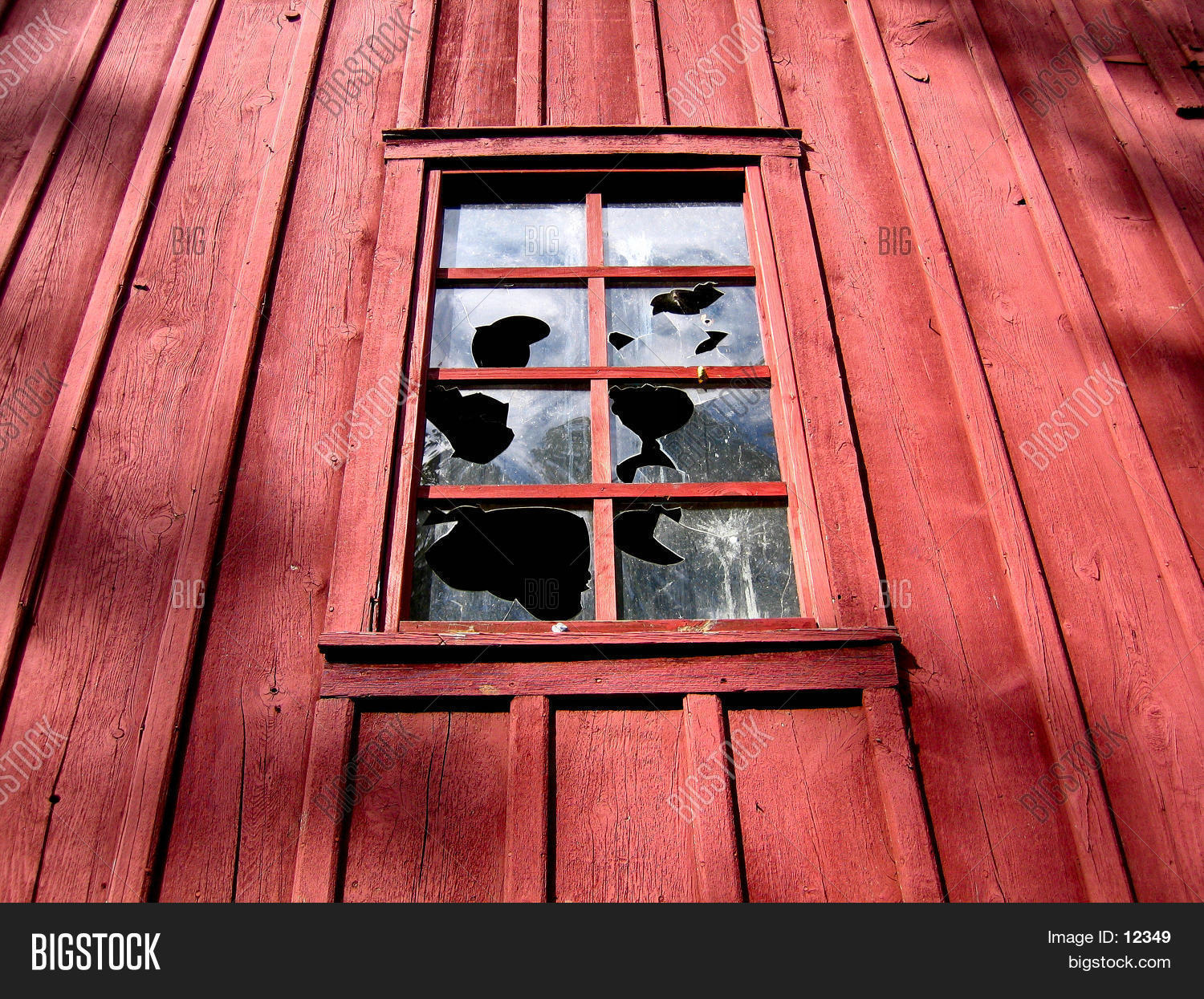 Broken Window On Barn Image & Photo (Free Trial) | Bigstock