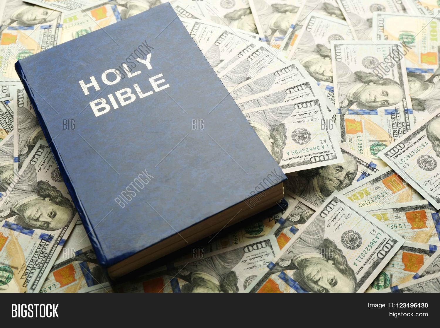 Holy Bible On Money Image & Photo (Free Trial) | Bigstock