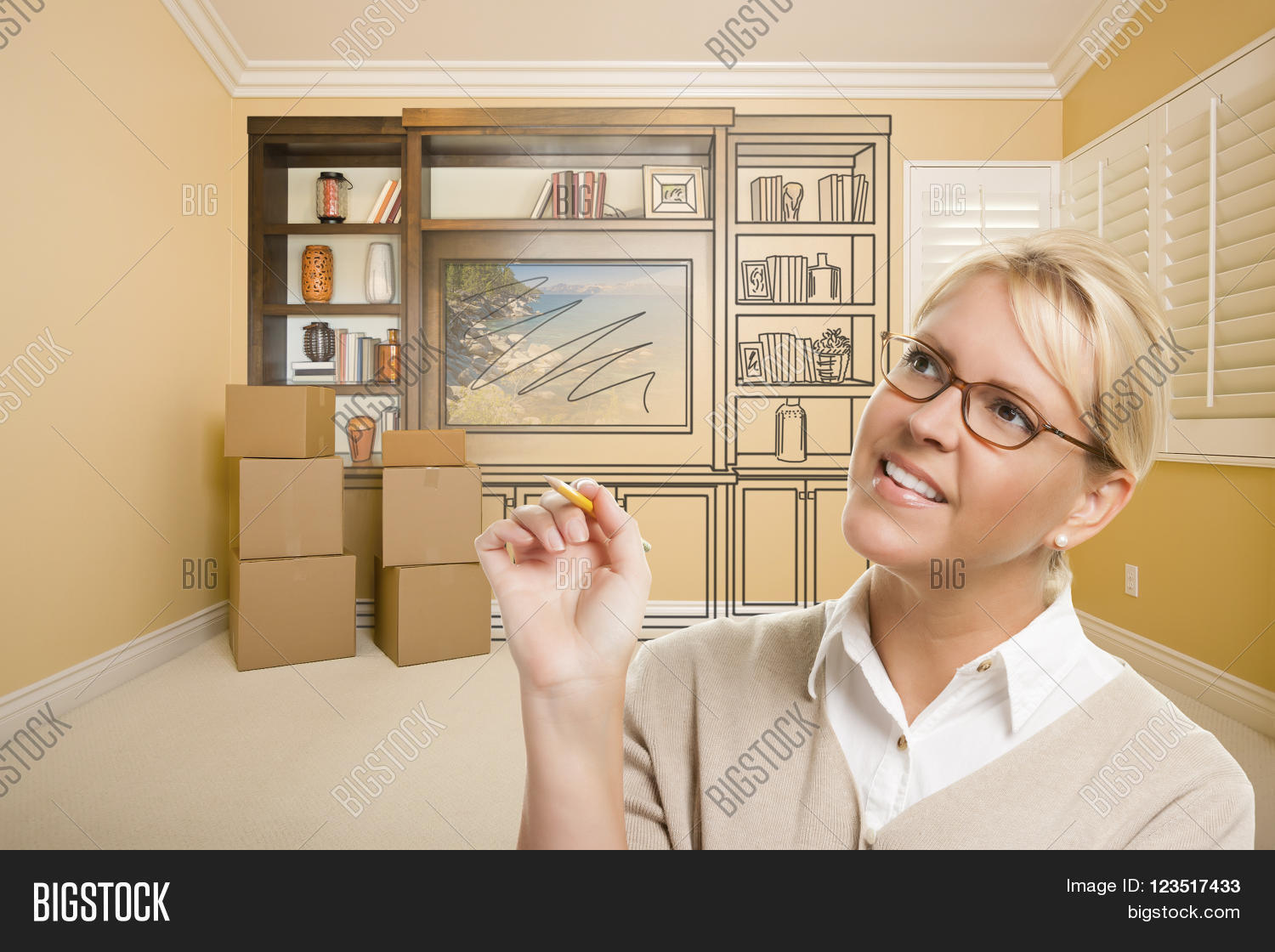 Female Holding Pencil Image & Photo (Free Trial) | Bigstock