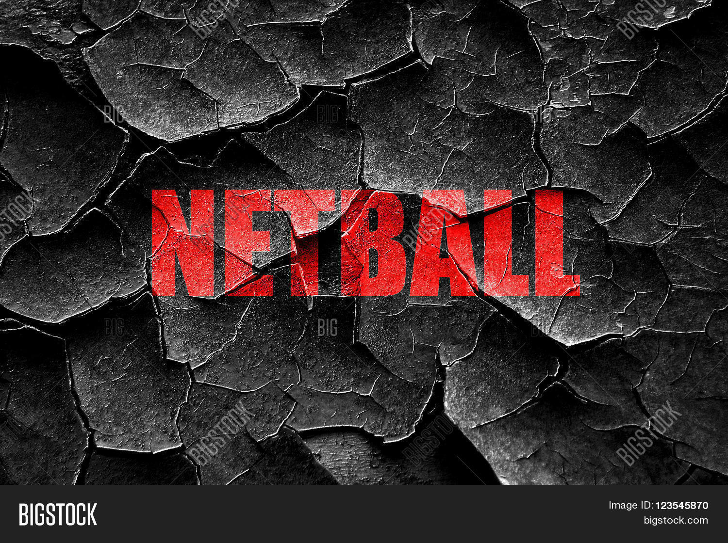 Grunge Cracked Netball Image & Photo (Free Trial) | Bigstock