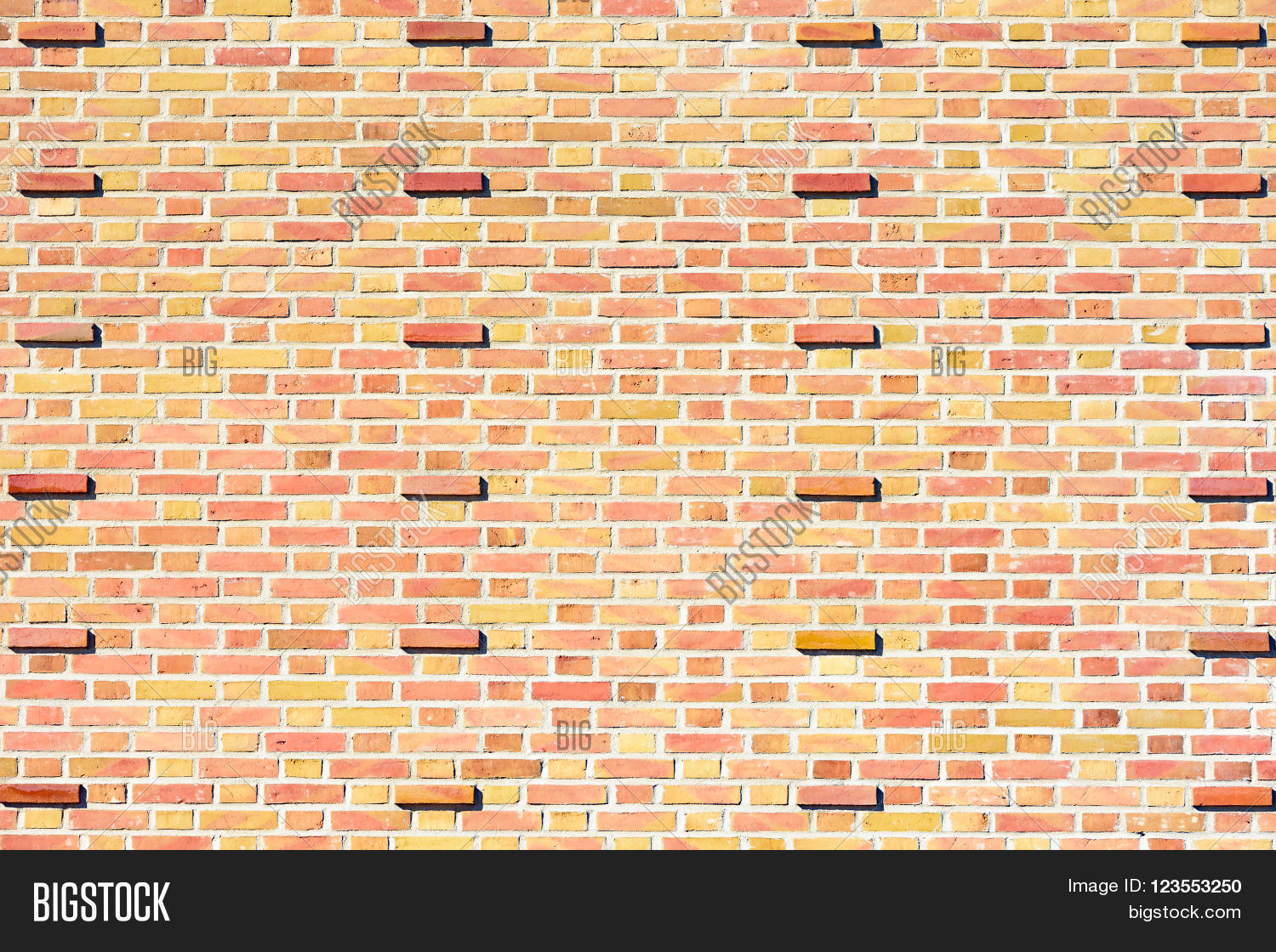 Pale Yellow Red Brick Image & Photo (Free Trial) | Bigstock