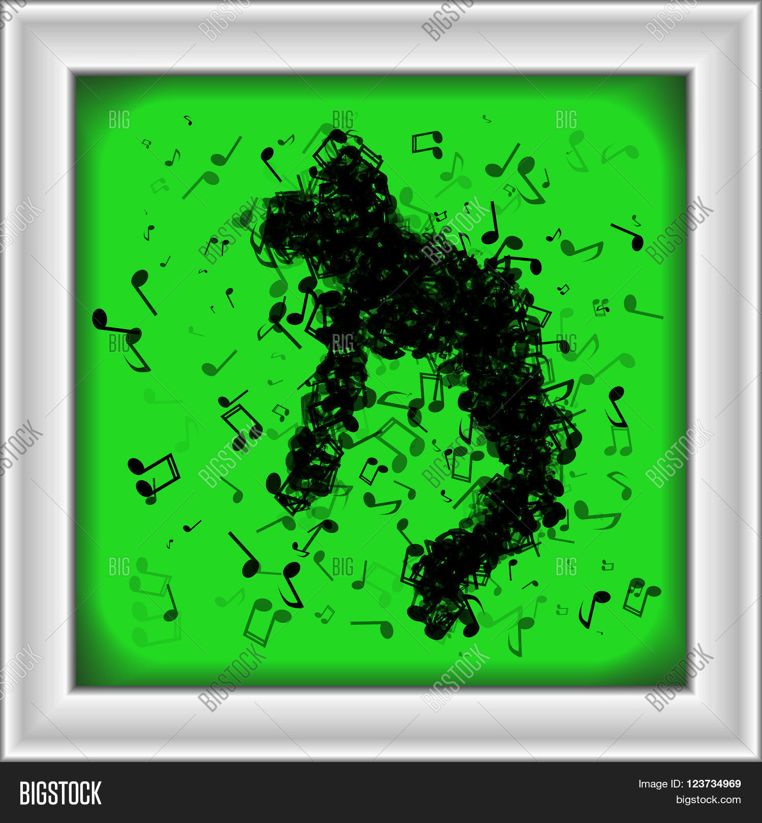 Man Made Music Notes Vector & Photo (Free Trial) | Bigstock