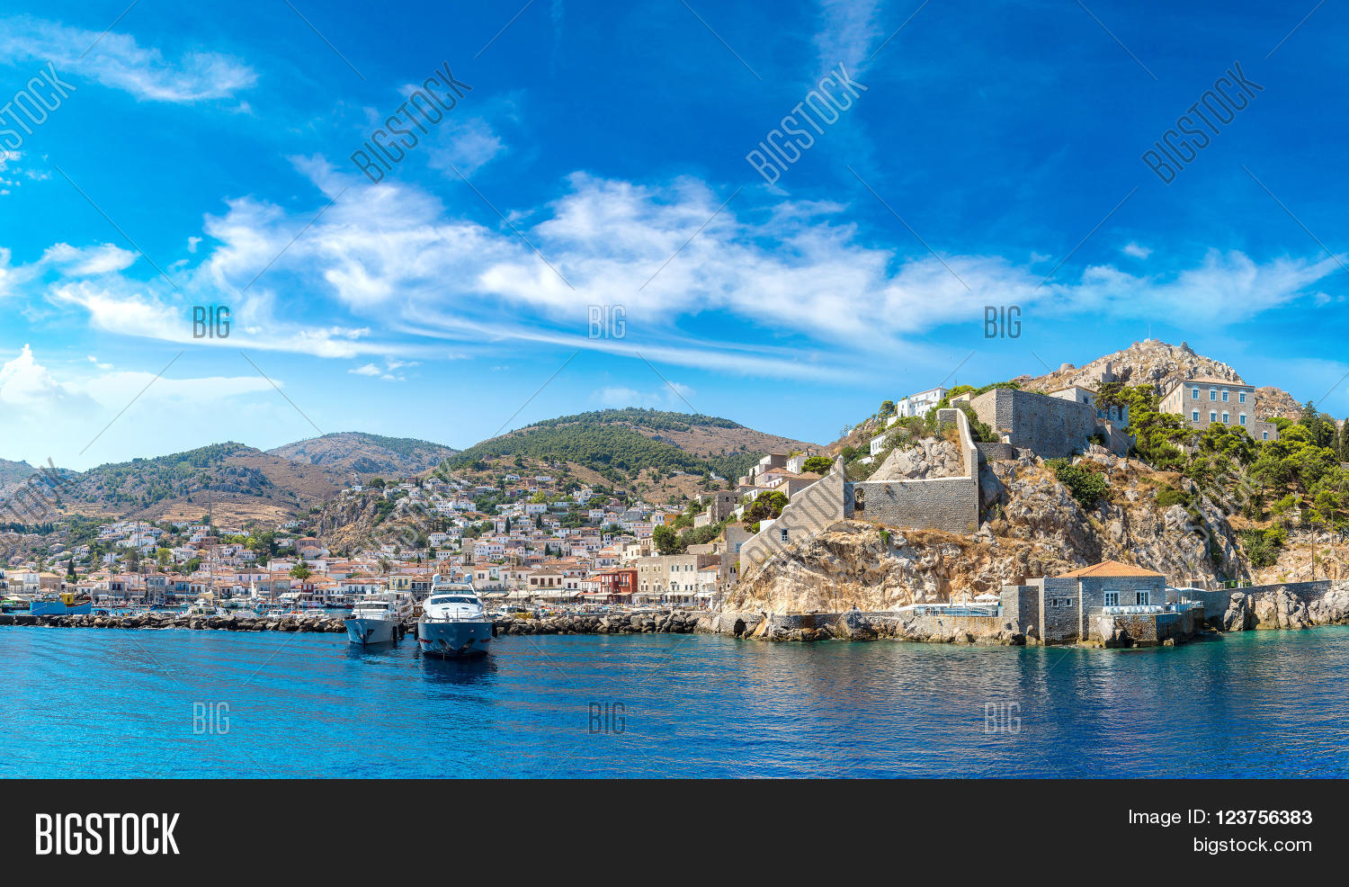 Hydra Island Greece Image & Photo (Free Trial) | Bigstock