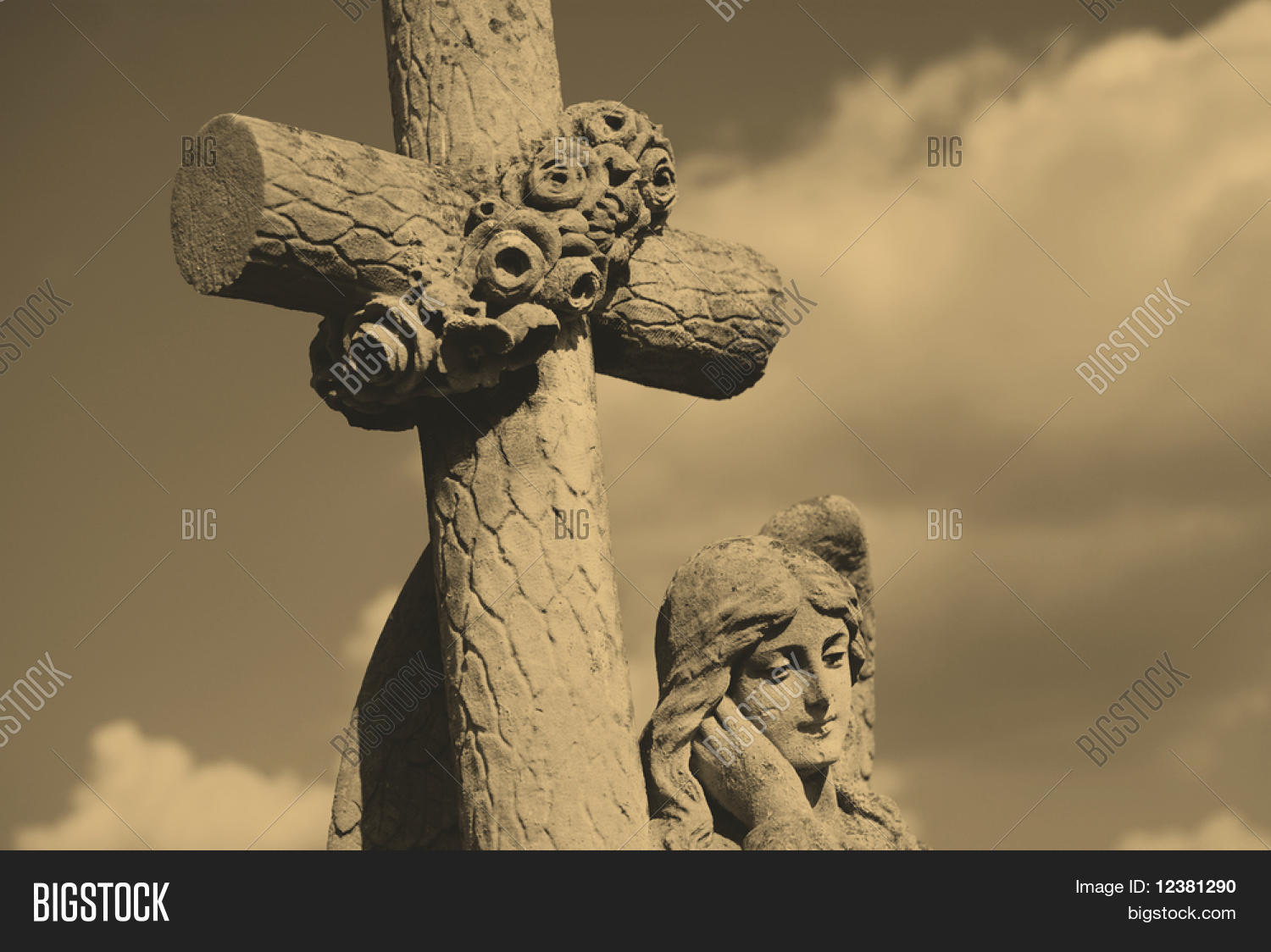 Old Style Photo Angel Image & Photo (Free Trial) | Bigstock
