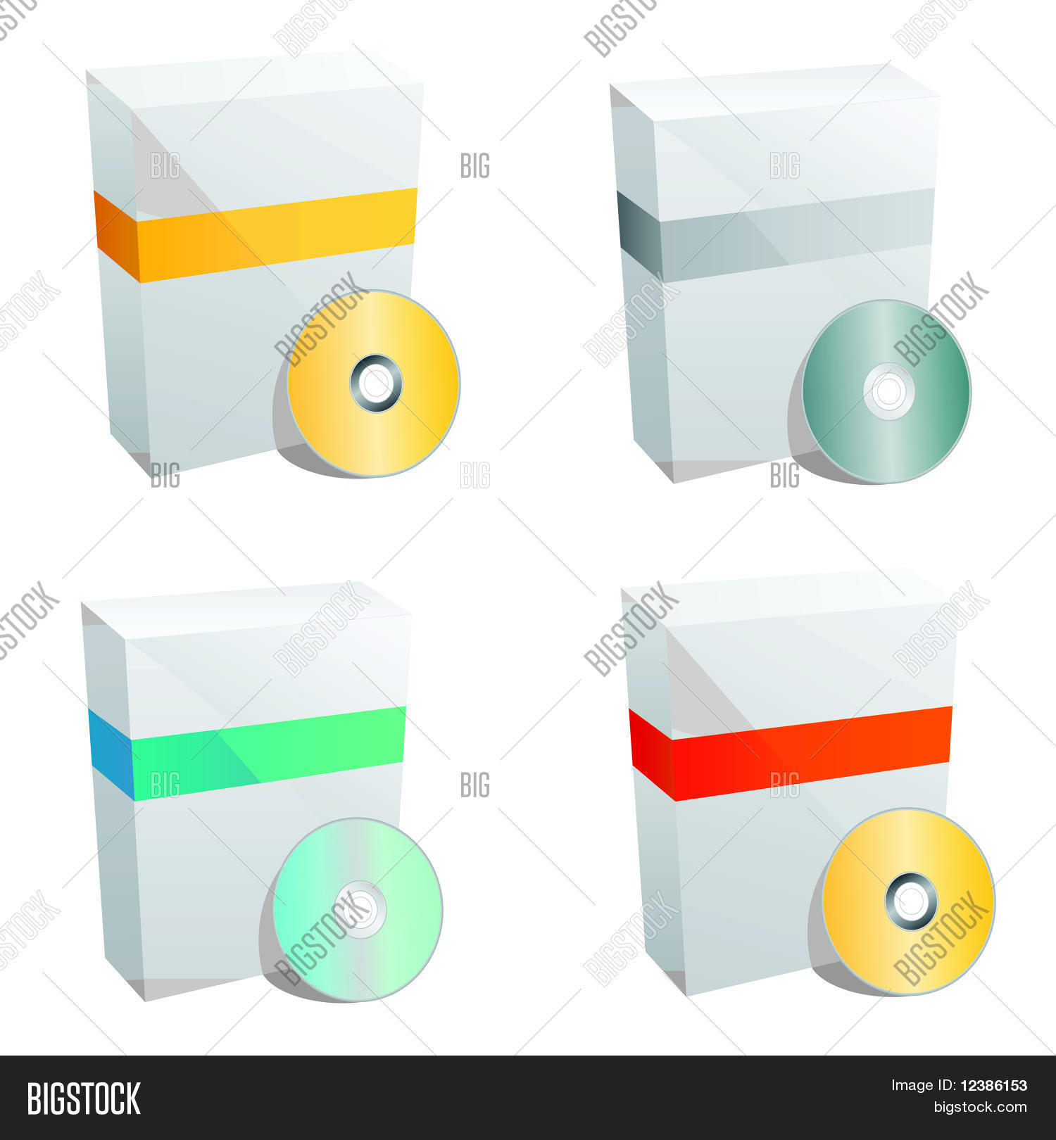 Product Box Template Vector & Photo (Free Trial) | Bigstock