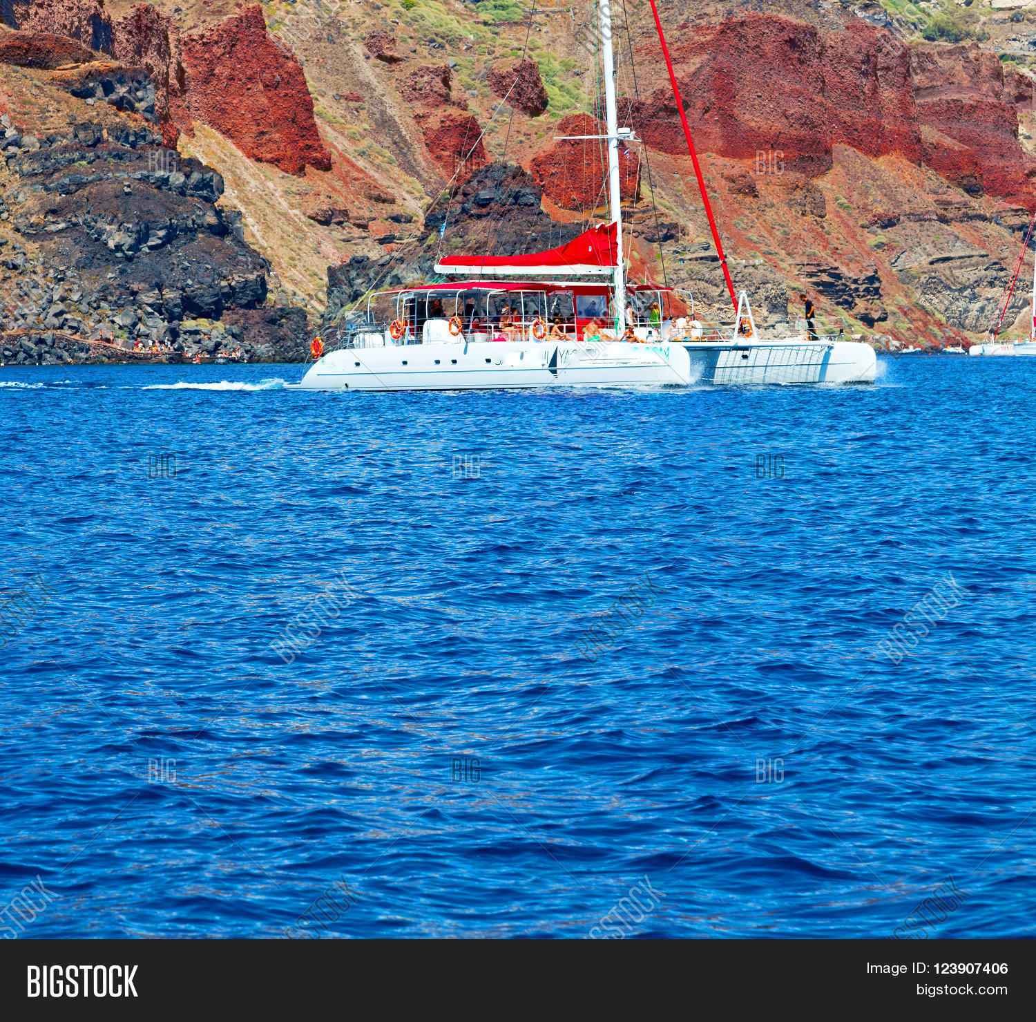 One Boat Europe Greece Image & Photo (Free Trial) | Bigstock