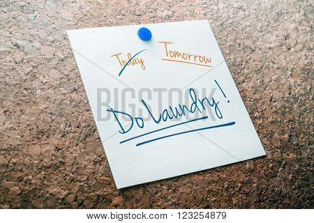Do Laundry Reminder Image & Photo (Free Trial) | Bigstock