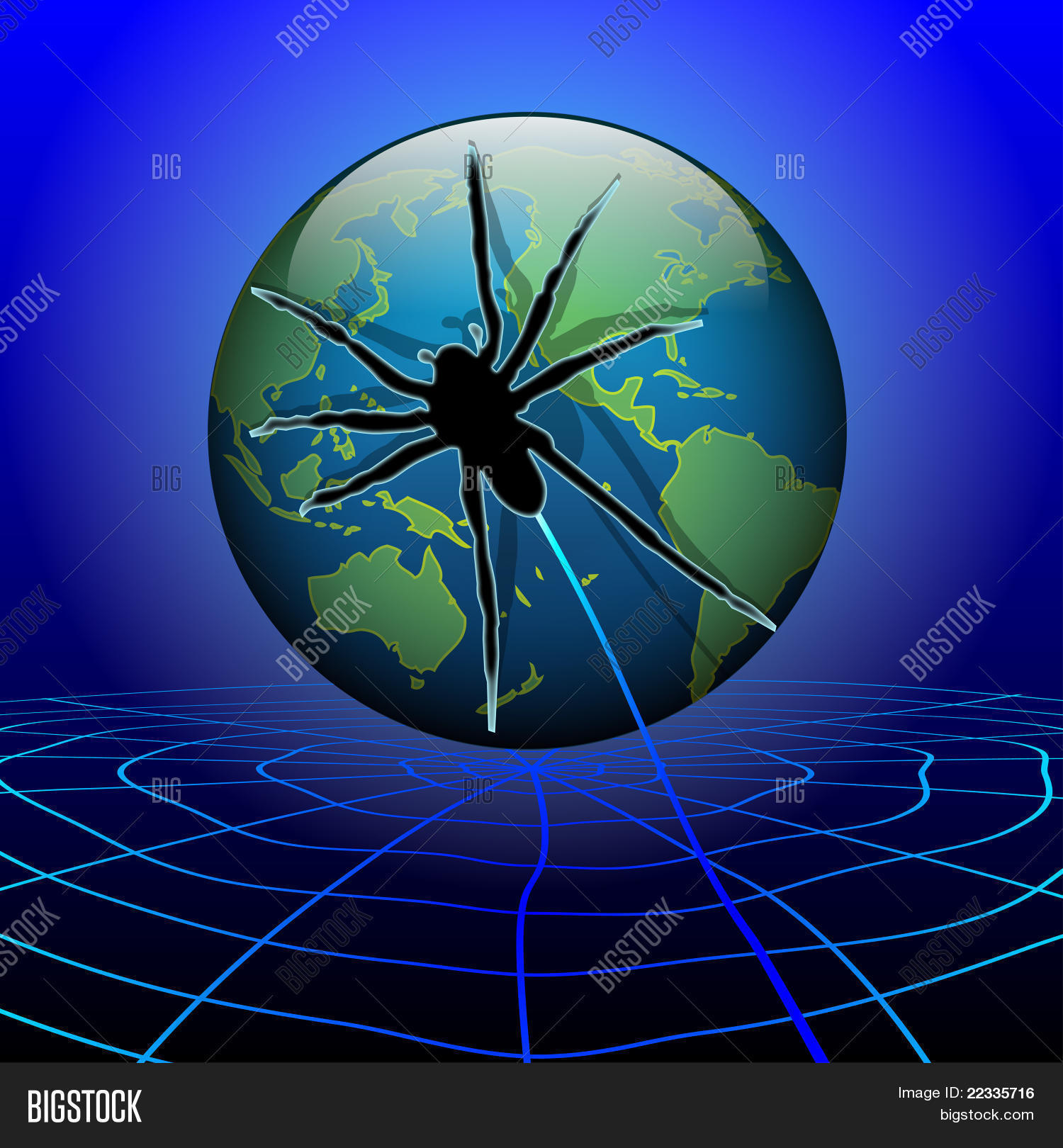Spider Web Around Image & Photo (Free Trial) | Bigstock