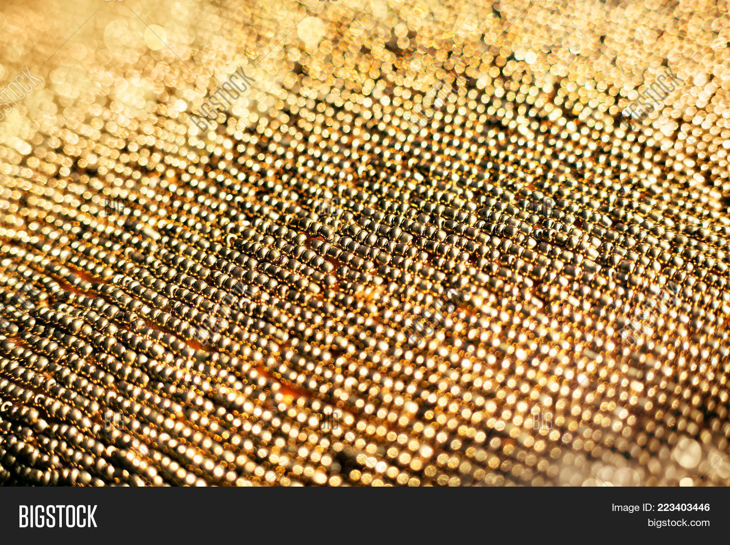 Golden Beads Texture Image & Photo (Free Trial) | Bigstock