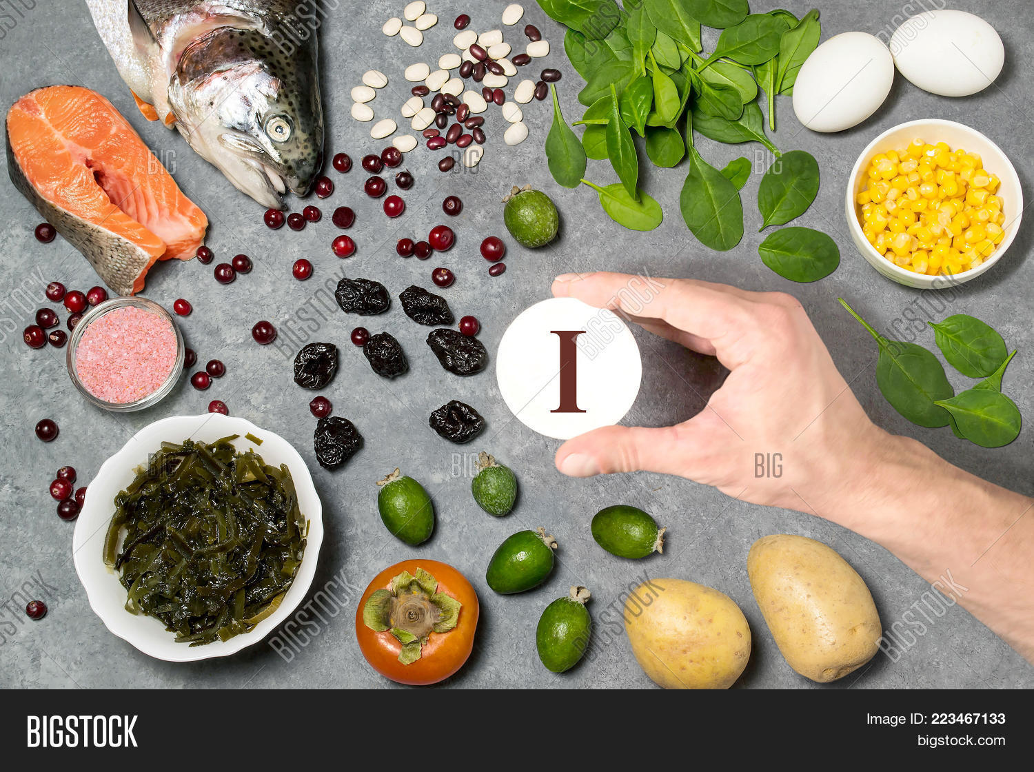 Food Rich Iodine Image And Photo Free Trial Bigstock