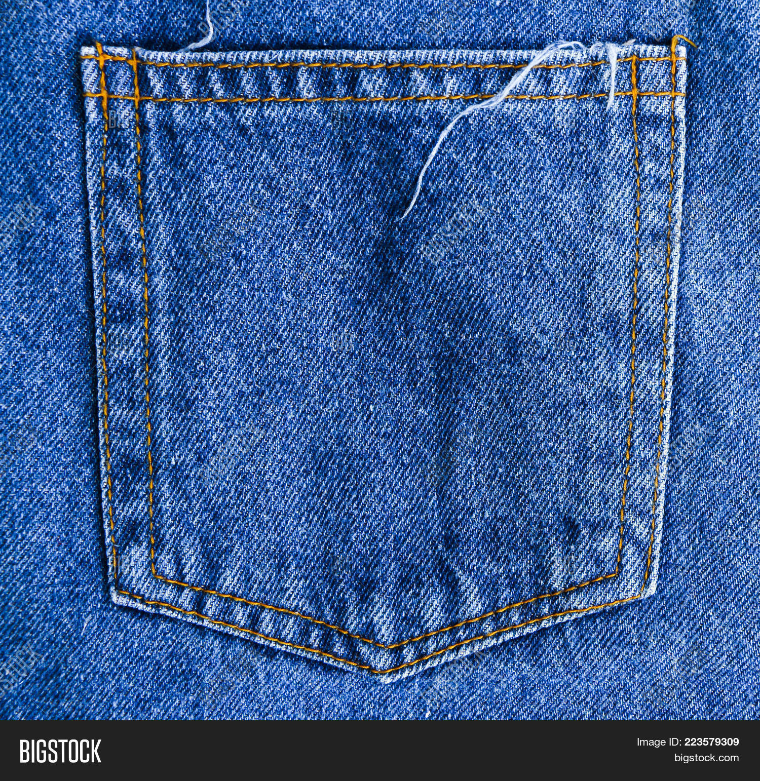 Jeans Back Pocket Texture