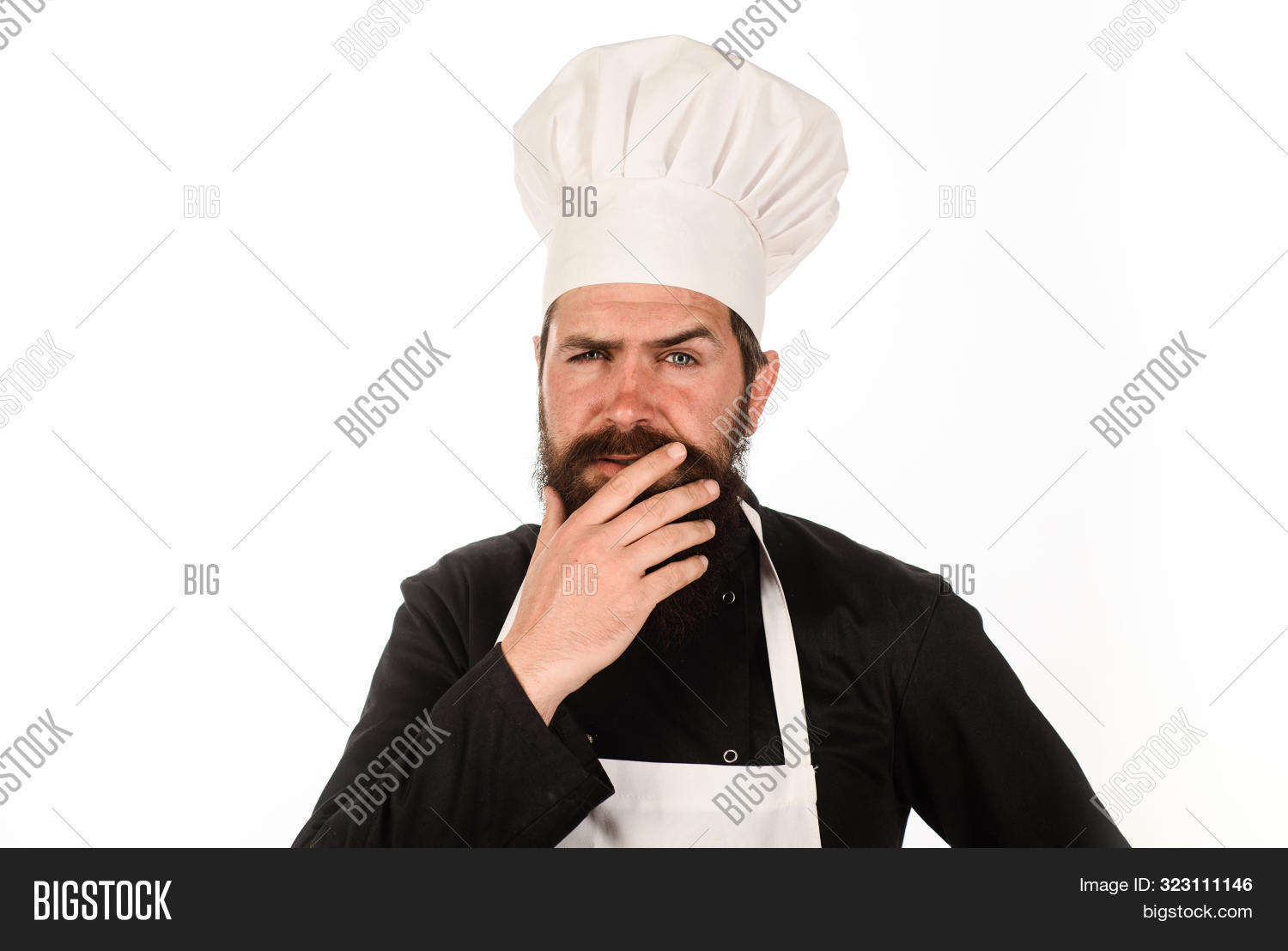 Male Cook Chef Hat. Image & Photo (Free Trial) | Bigstock