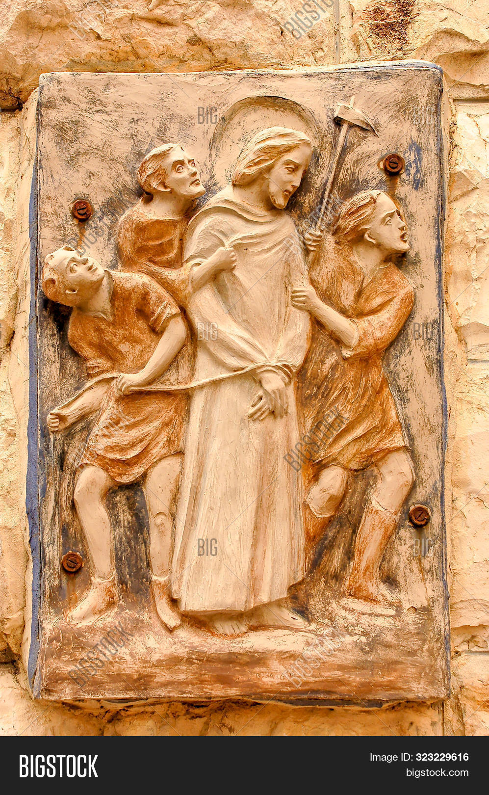 Relief Jesus Christs Image & Photo (Free Trial) | Bigstock