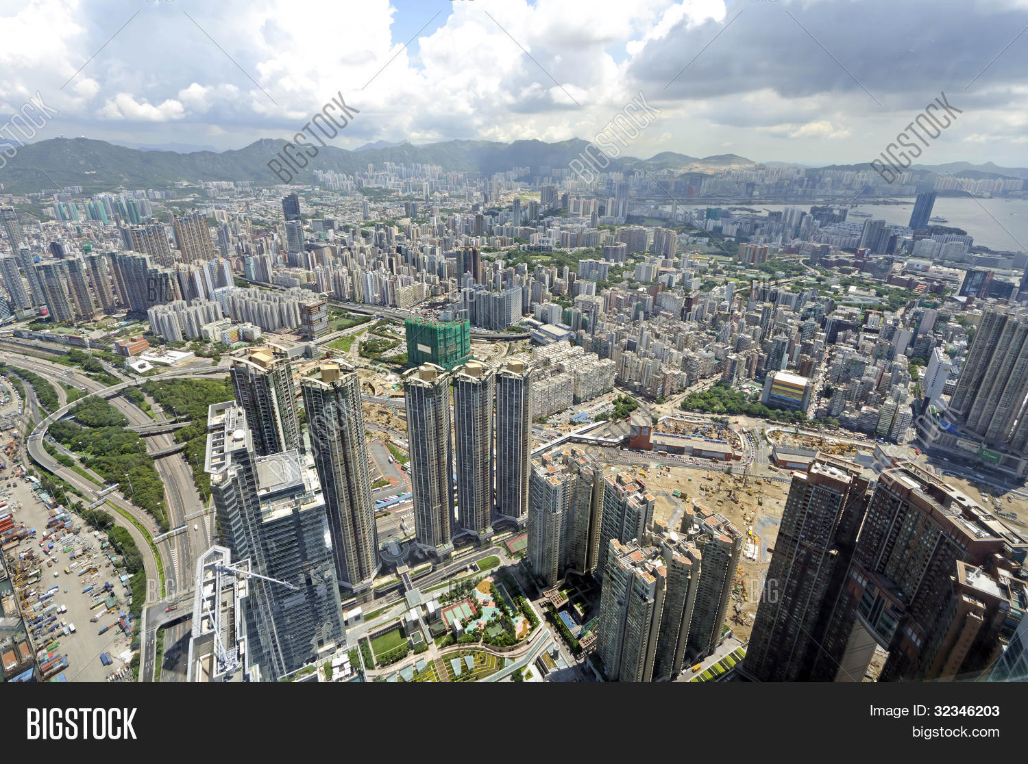 Kowloon Aerial View, Image & Photo (Free Trial) | Bigstock