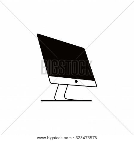 Monitor Screen Tilted Vector & Photo (Free Trial) | Bigstock