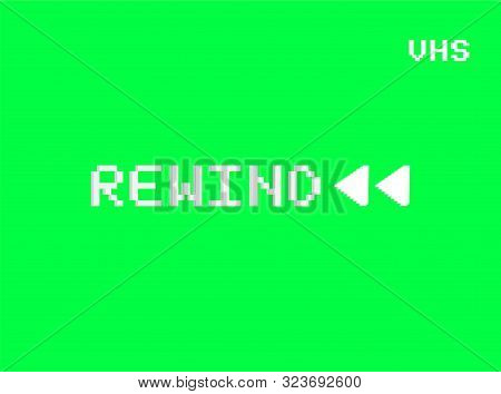 Rewind Vhs Screen Vector & Photo (Free Trial) | Bigstock