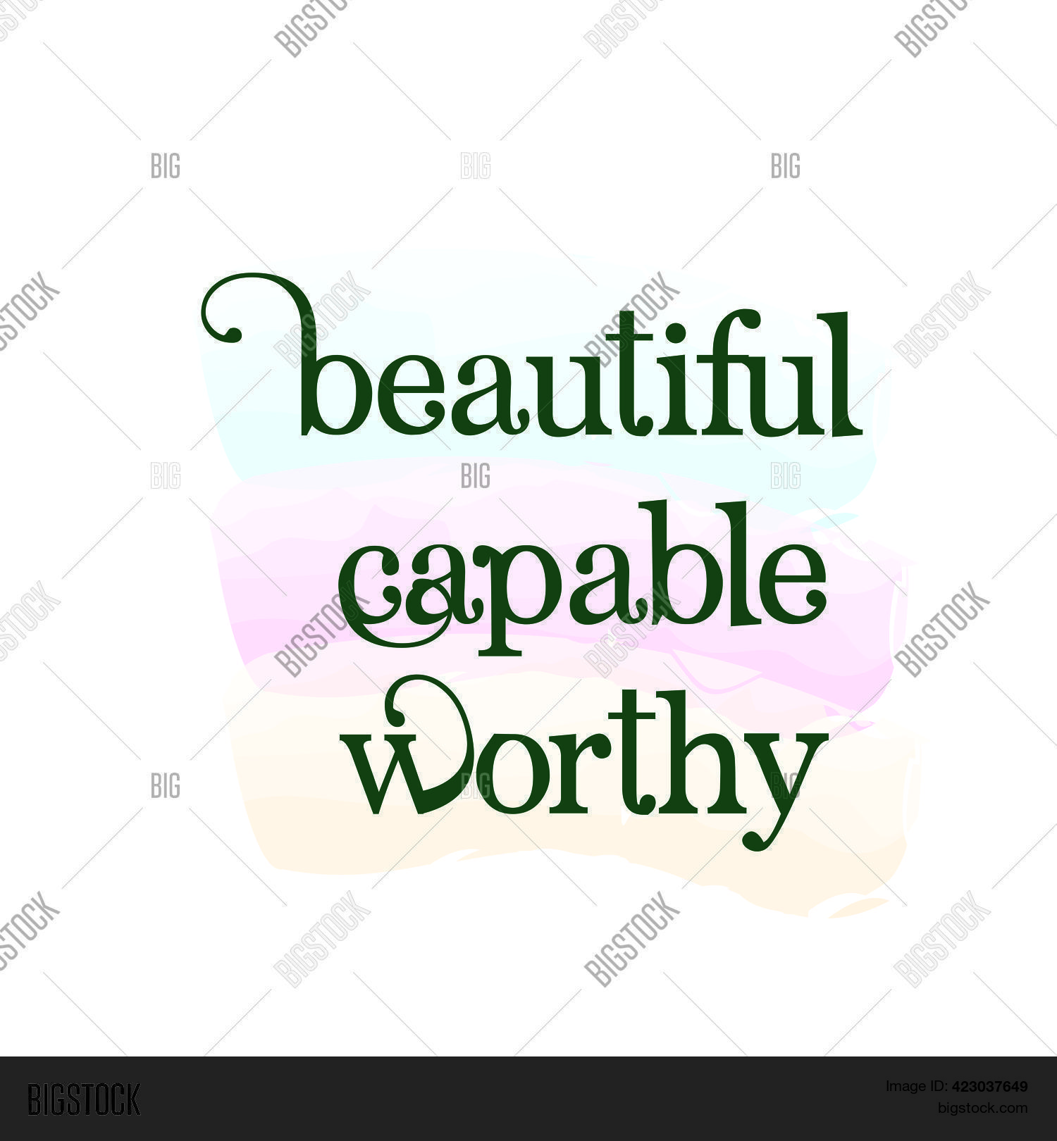 Beautiful Capable Vector & Photo (Free Trial) | Bigstock