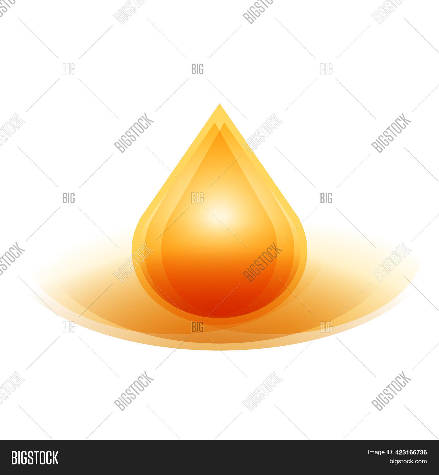 Golden Oil Drop Icon Image & Photo (Free Trial) | Bigstock