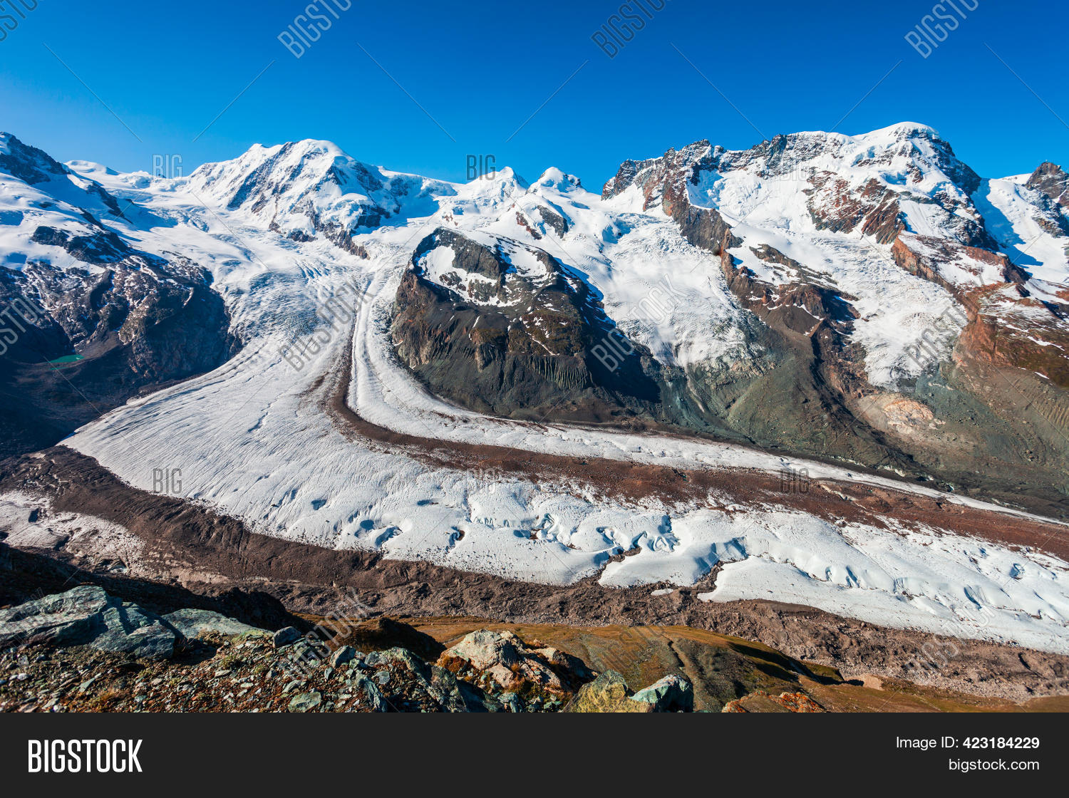 Monte Rosa Mountain Image & Photo (Free Trial) | Bigstock