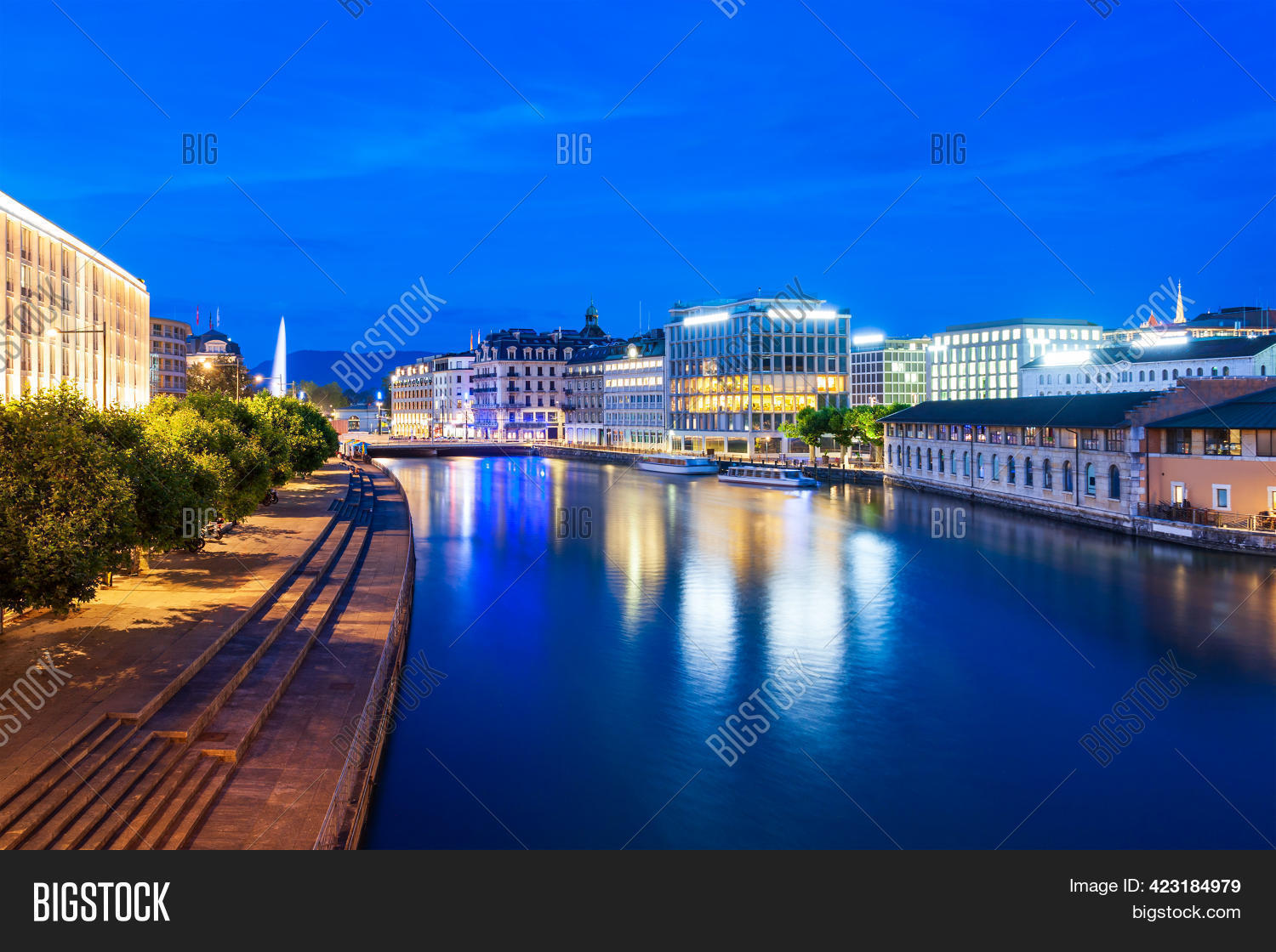 Geneva City Centre Image & Photo (Free Trial) | Bigstock