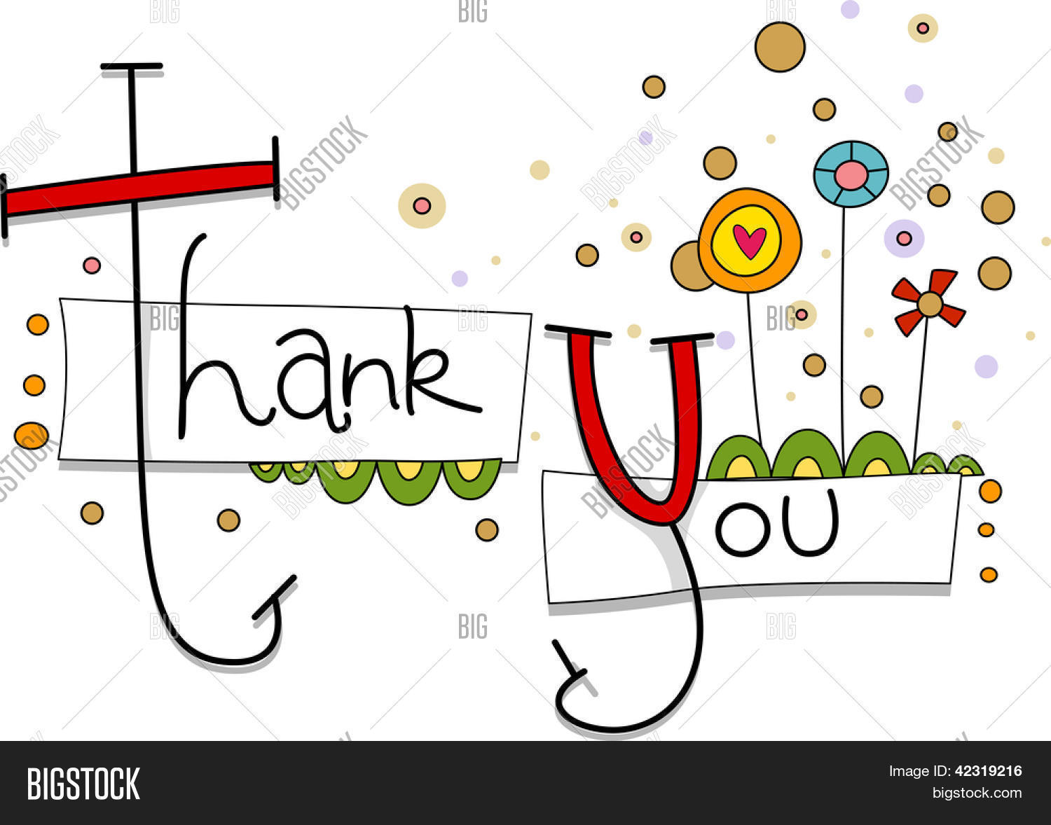 Illustration Thank Vector & Photo (Free Trial) | Bigstock