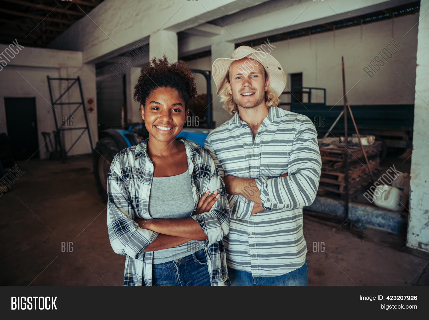 Mixed Race Farmers Image & Photo (Free Trial) | Bigstock