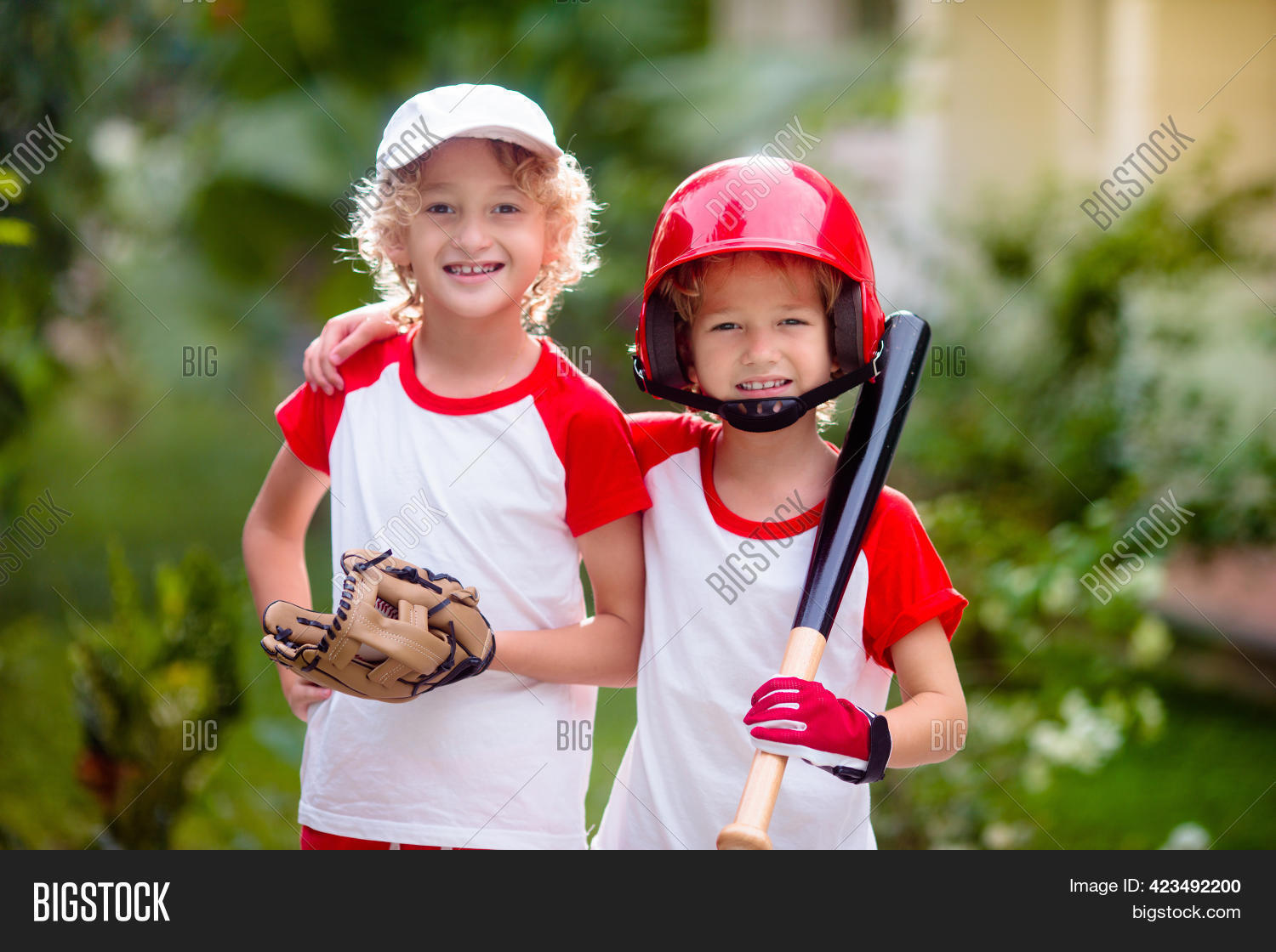 Kids Play Baseball. Image & Photo (Free Trial) | Bigstock