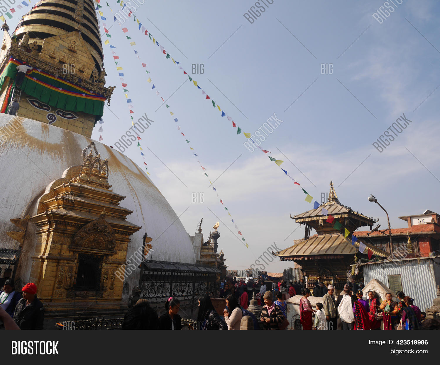 Swayambhunath Pagoda Image & Photo (Free Trial) | Bigstock