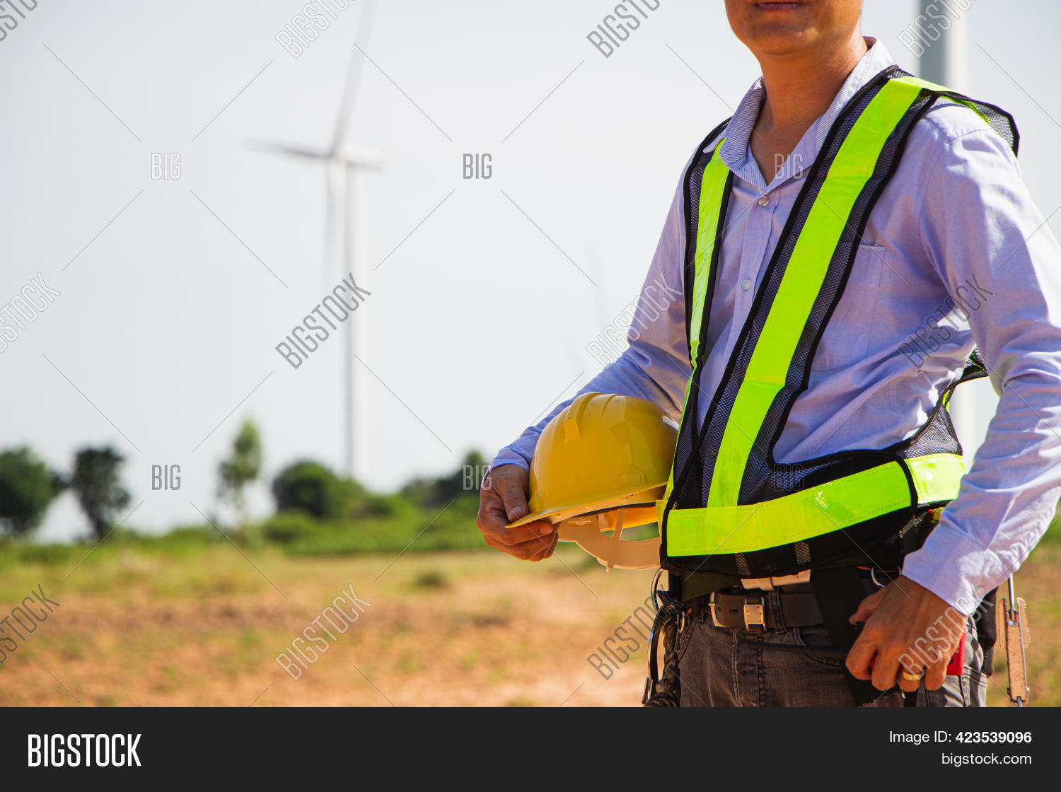 Rear View Man Engineer Image & Photo (Free Trial) | Bigstock