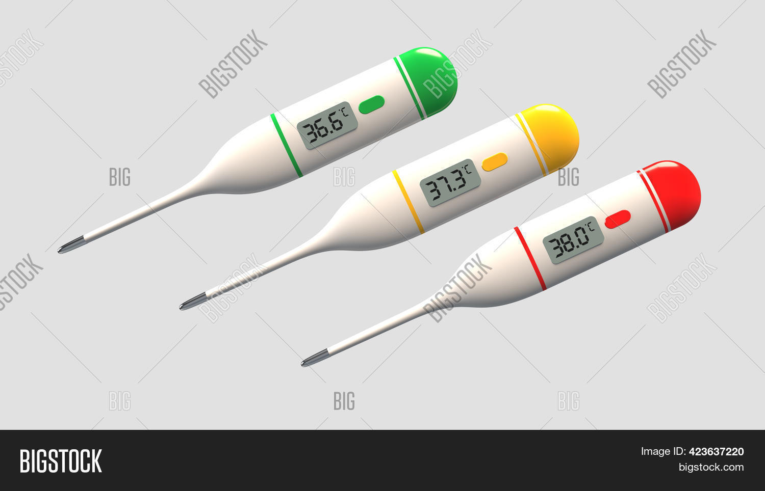 Three Thermometers On Image & Photo (Free Trial) | Bigstock