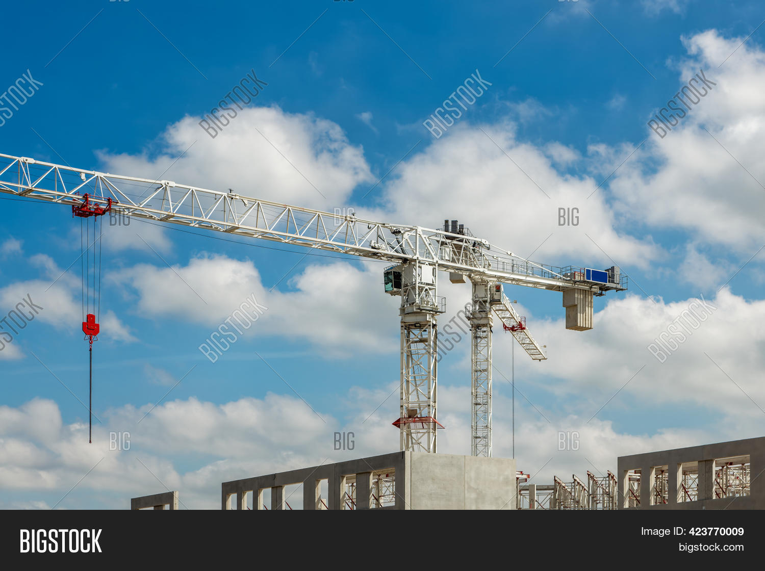 Tower Crane Lifting Image & Photo (Free Trial) | Bigstock