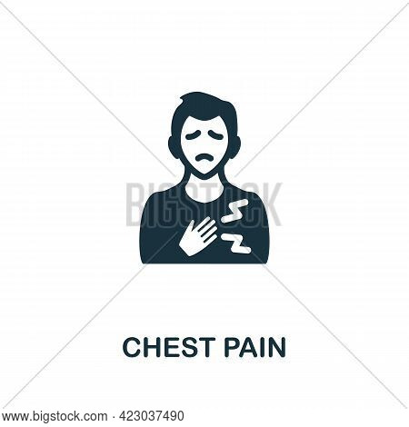 Chest Pain Icon. Vector & Photo (Free Trial) | Bigstock