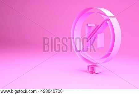 Pink No Cell Phone Image & Photo (Free Trial) | Bigstock