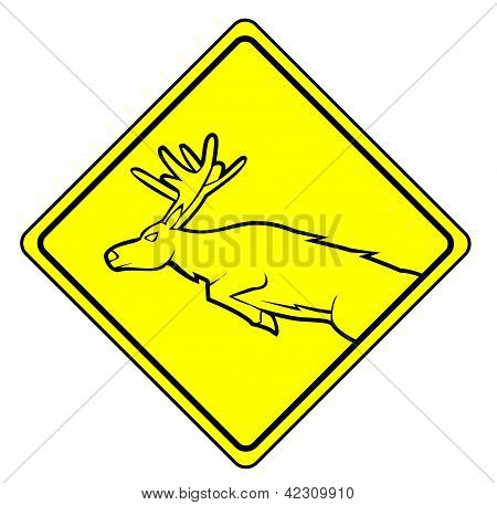 Deer Cross Sign Vector & Photo (Free Trial) | Bigstock