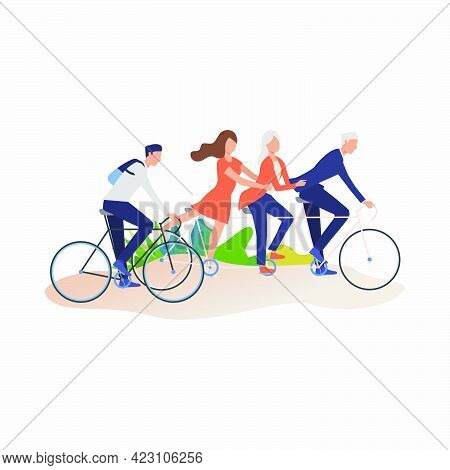Women Biking Together Images, Illustrations & Vectors (Free) - Bigstock