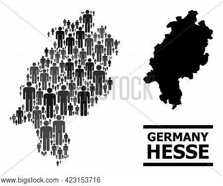 Map Hesse State Vector & Photo (Free Trial) | Bigstock